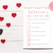 Valentine's Day Candy Dice Game, Printable Valentine's Day Game ...
