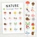 Nature Scavenger Hunt for Kids, Trail Hiking Camping Nature Walk ...