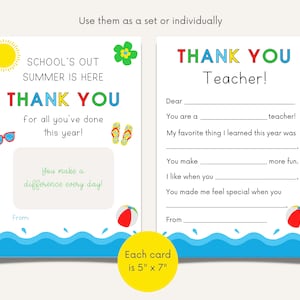 Teacher Appreciation PRINTABLE Gift Card Holder, All About Teacher, End ...