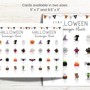 Halloween Scavenger Hunt Printable, Halloween Kids Activity, Halloween ...