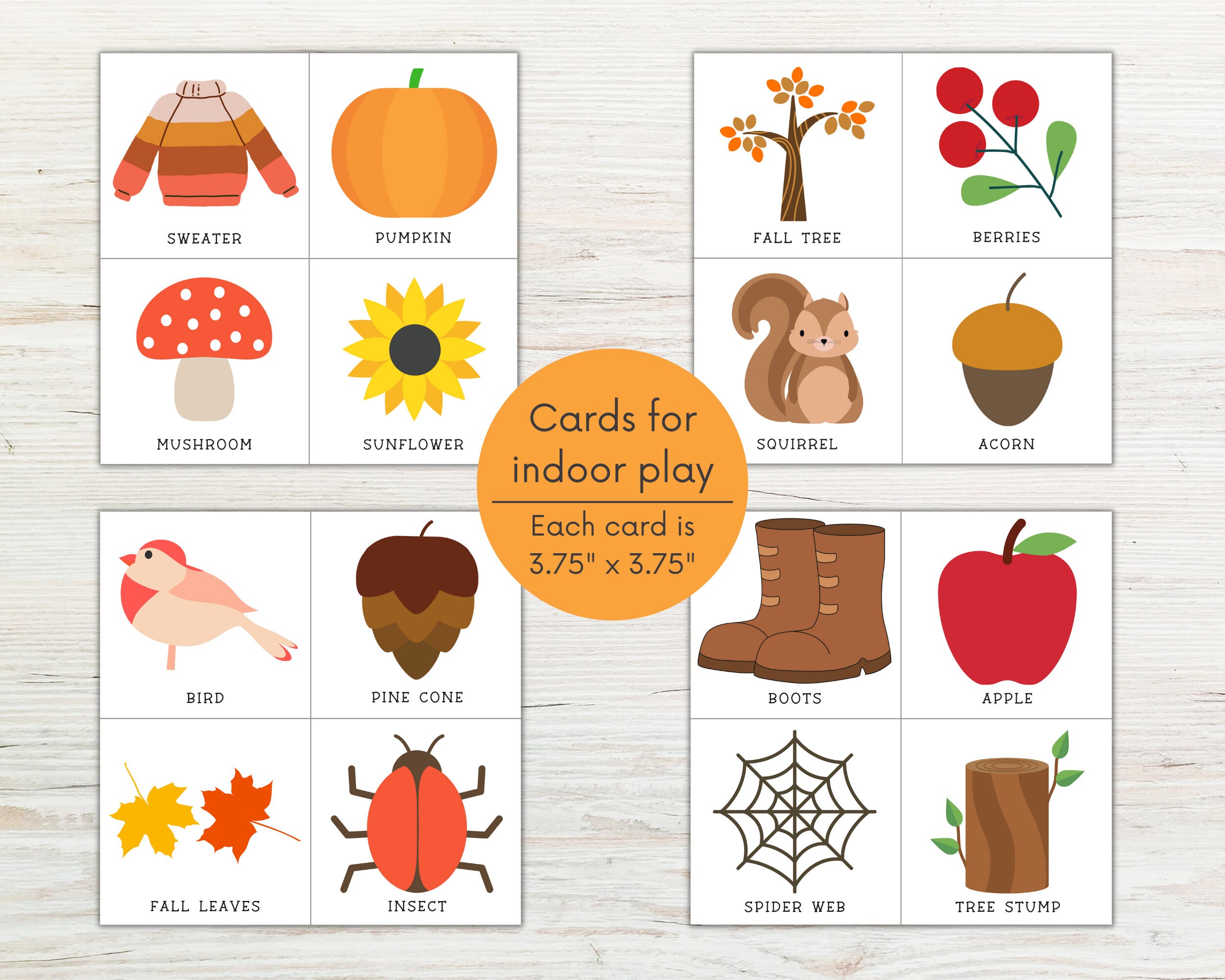 Fall Scavenger Hunt Printable, Autumn Scavenger Hunt Kids, for Toddlers ...
