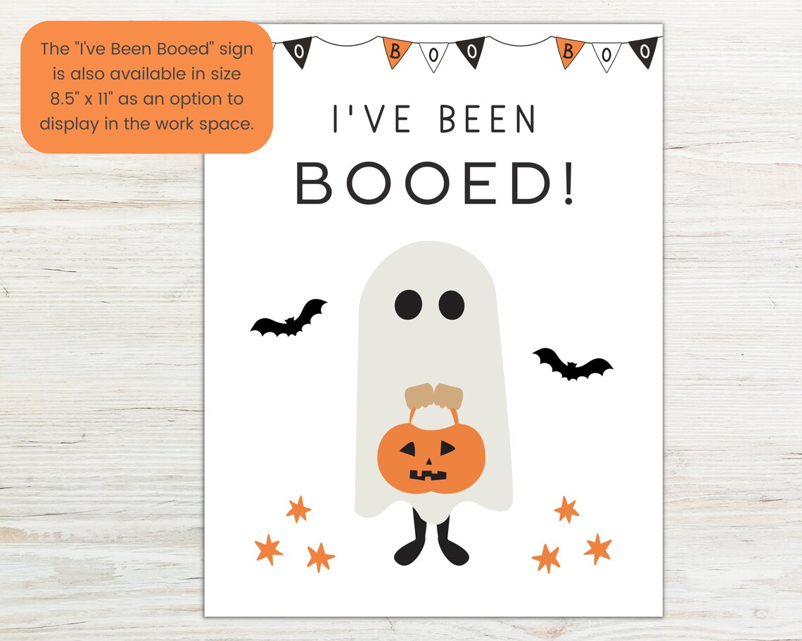 I've Been Booed Coworker Game I've Been Booed at Work - Etsy
