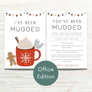 You've Been Mugged Office Printable, I've Been Mugged Coworker Game ...
