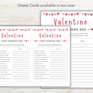 Valentine's Day Find Someone Who Game, Galentine's Party Game ...