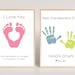 Grandparents Handprint Art Bundle, Grandparents Day Craft, Gift for ...