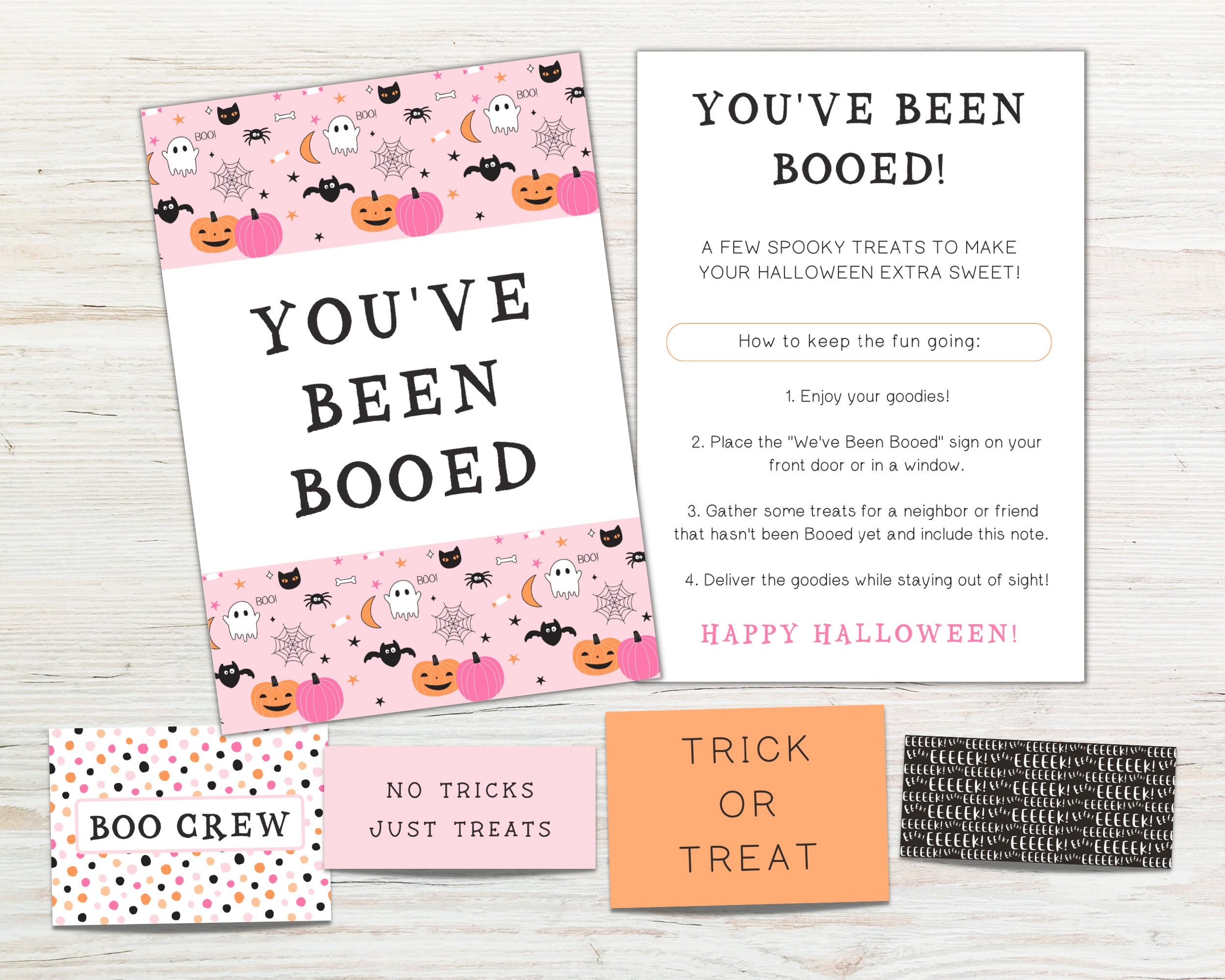 You've Been Booed Printable You've Been Booed Kit - Etsy