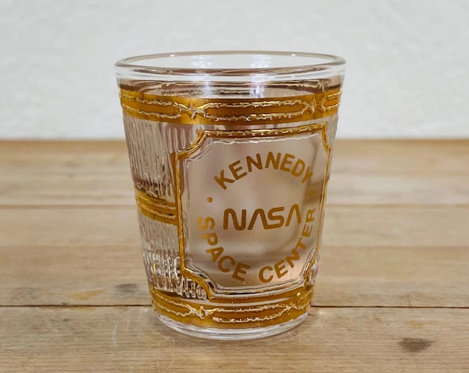 Culver Shot Glass: NASA Kennedy Space Center 22K Gold Barware - Etsy
