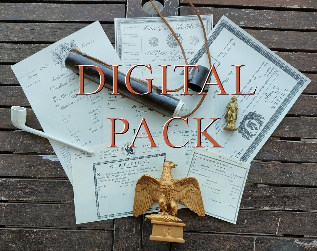 DIGITAL PACK - Napoleonic Era Military and Civilian Paperwork ...