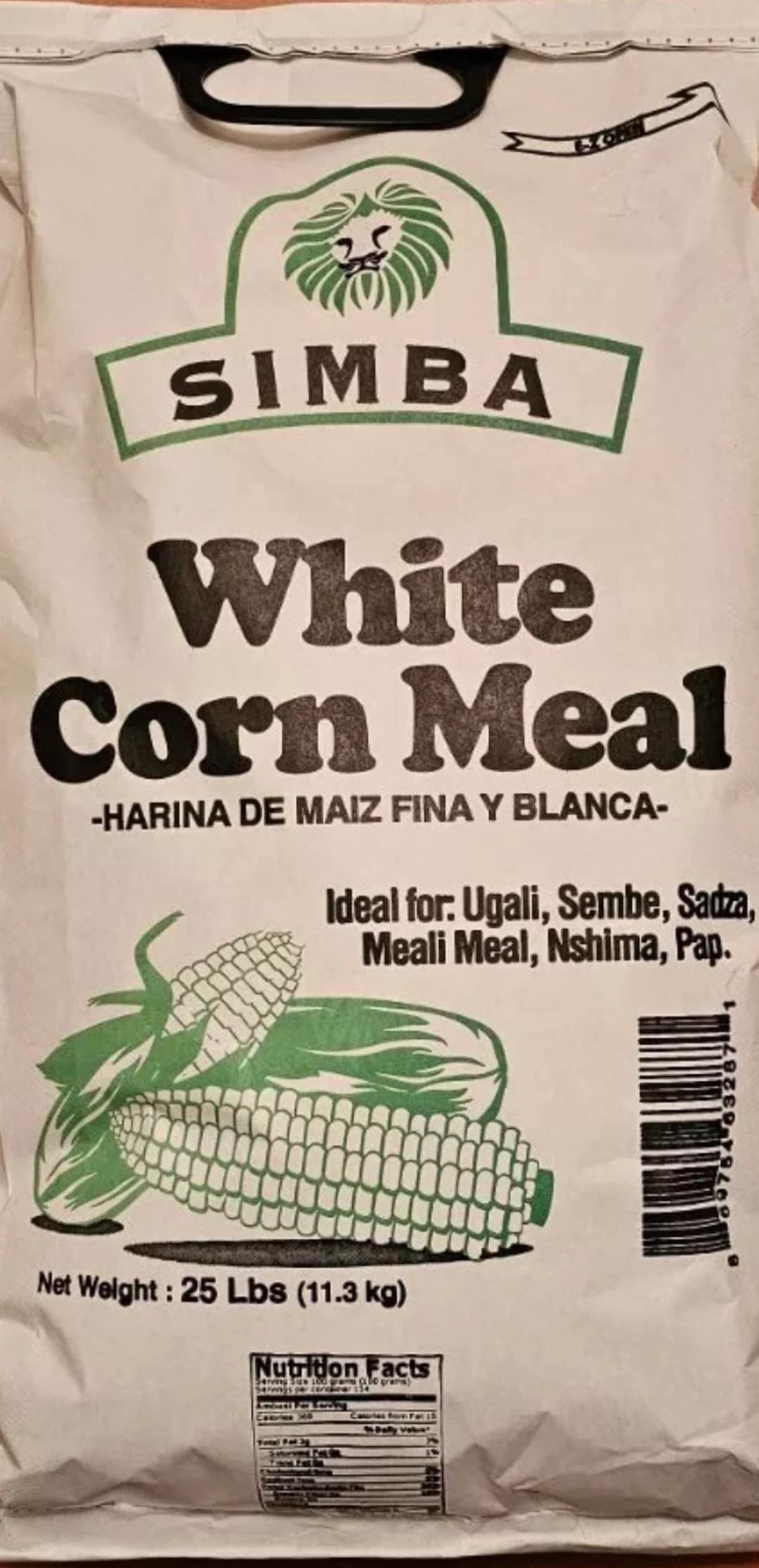 SIMBA White Corn Meal for Kenyans 5lbs - Etsy