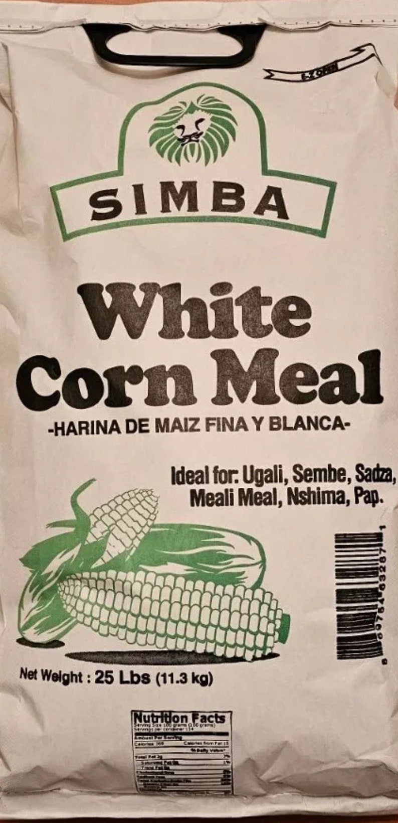 SIMBA White Corn Meal for Kenyans 5lbs - Etsy