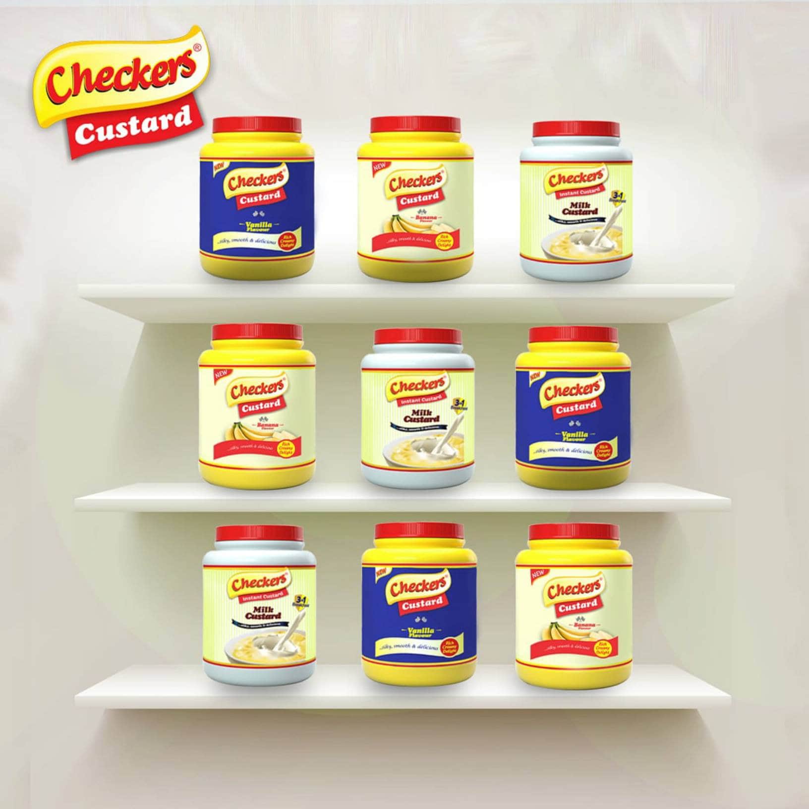 Checkers Milk Custard for 3in1 Breakfast - Etsy