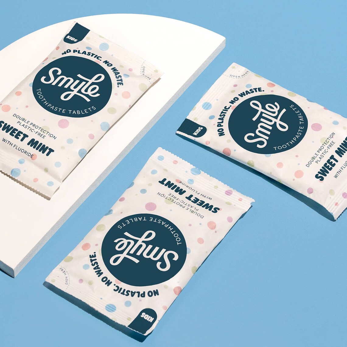 Smyle - Kids Tabs - Toothpaste Tabs - SWEET MINT- Refill - Etsy
