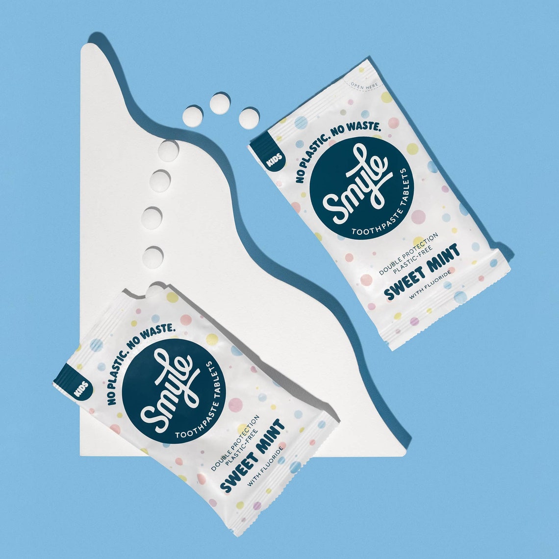 Smyle - Kids Tabs - Toothpaste Tabs - SWEET MINT- Refill - Etsy