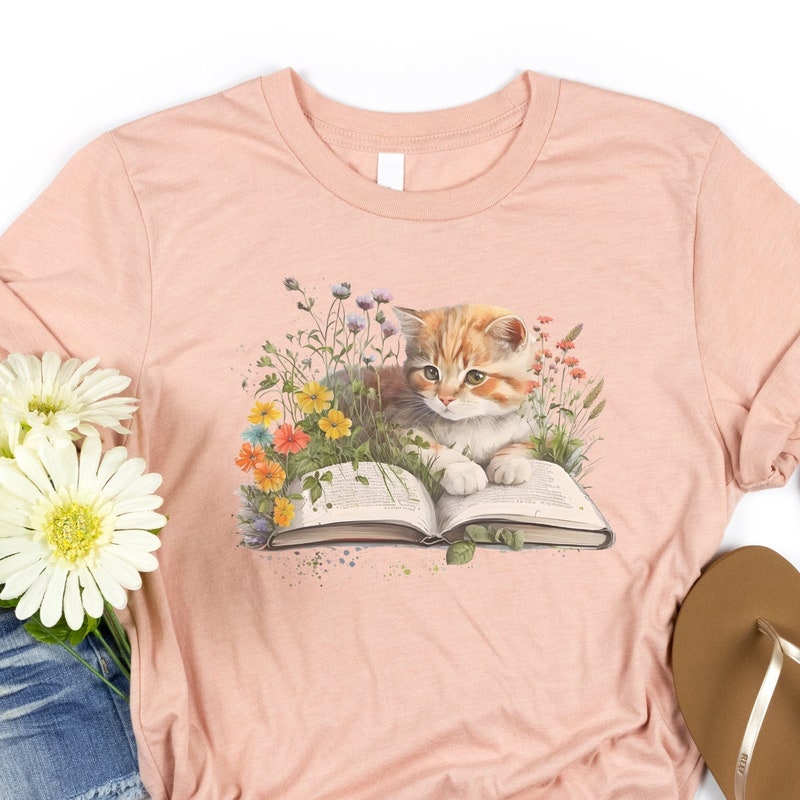 Cute Cat Shirt - Etsy