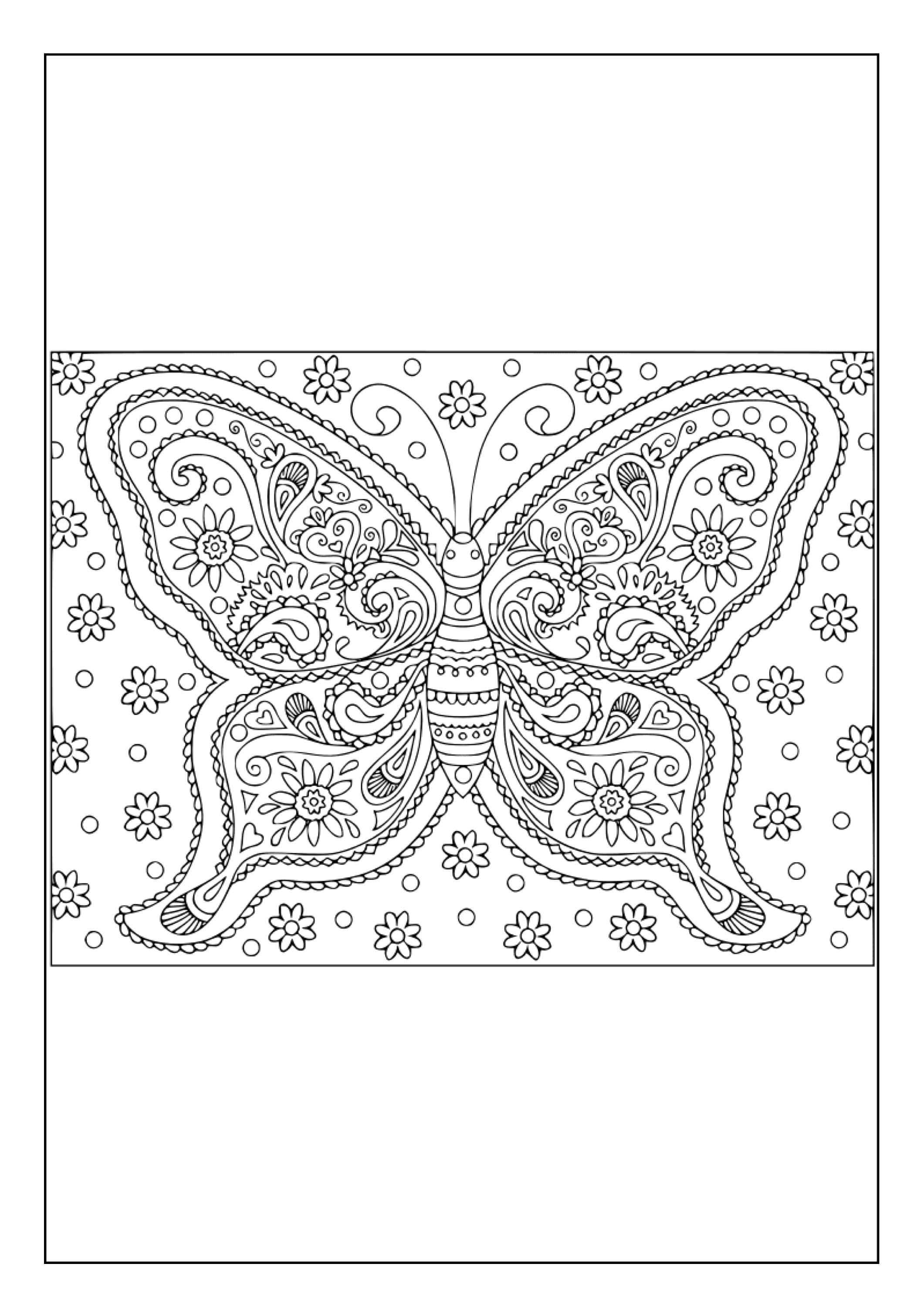 Printable Relaxing Coloring Pages for Kids & Adults | 80 Pages ...