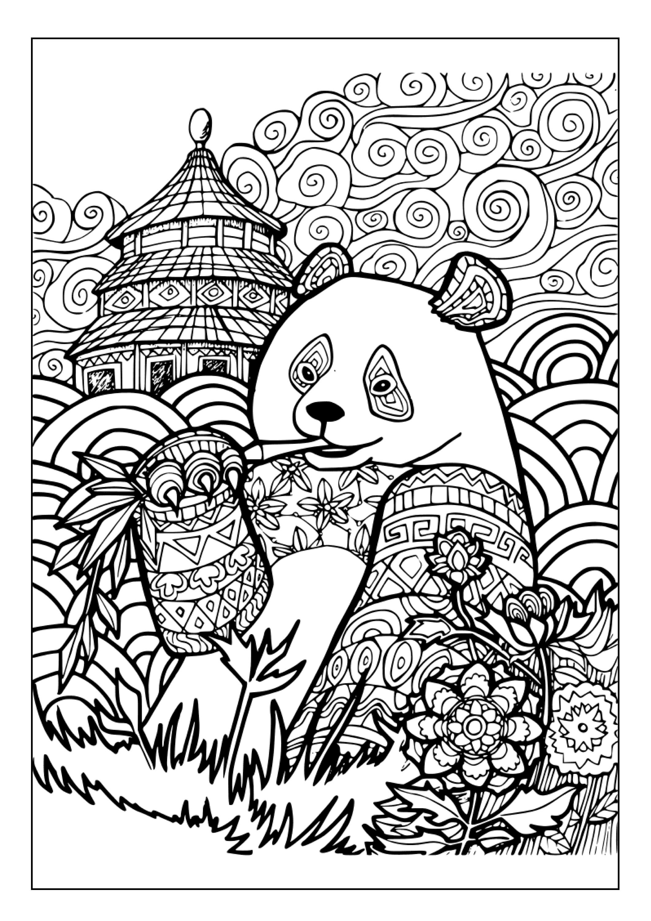 Printable Art Therapy Coloring Pages for Kids & Adults | 25 Pages ...