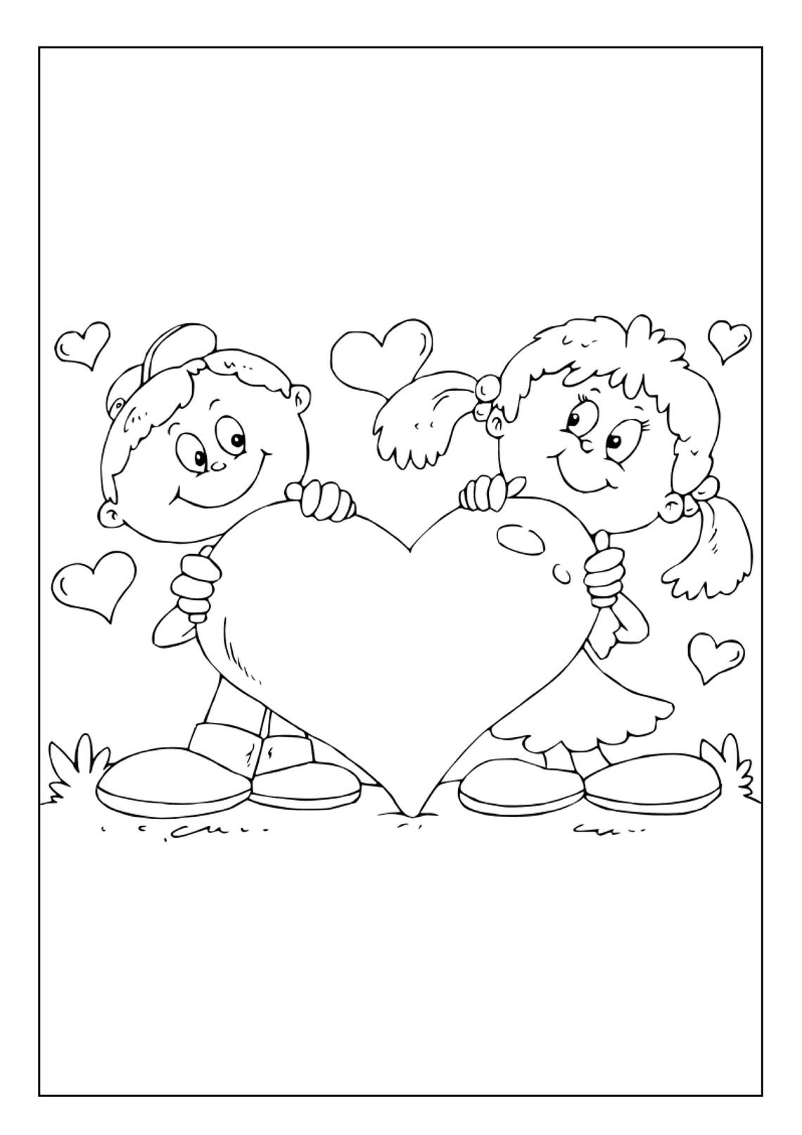 Printable Hearts Coloring Pages for Kids and Adults | 80 Pages ...