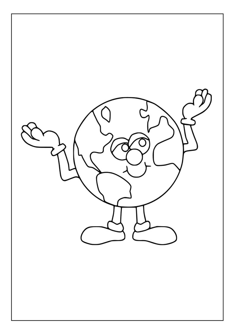 Printable Earth Day Coloring Pages for Kids & Adults | 100 Pages ...