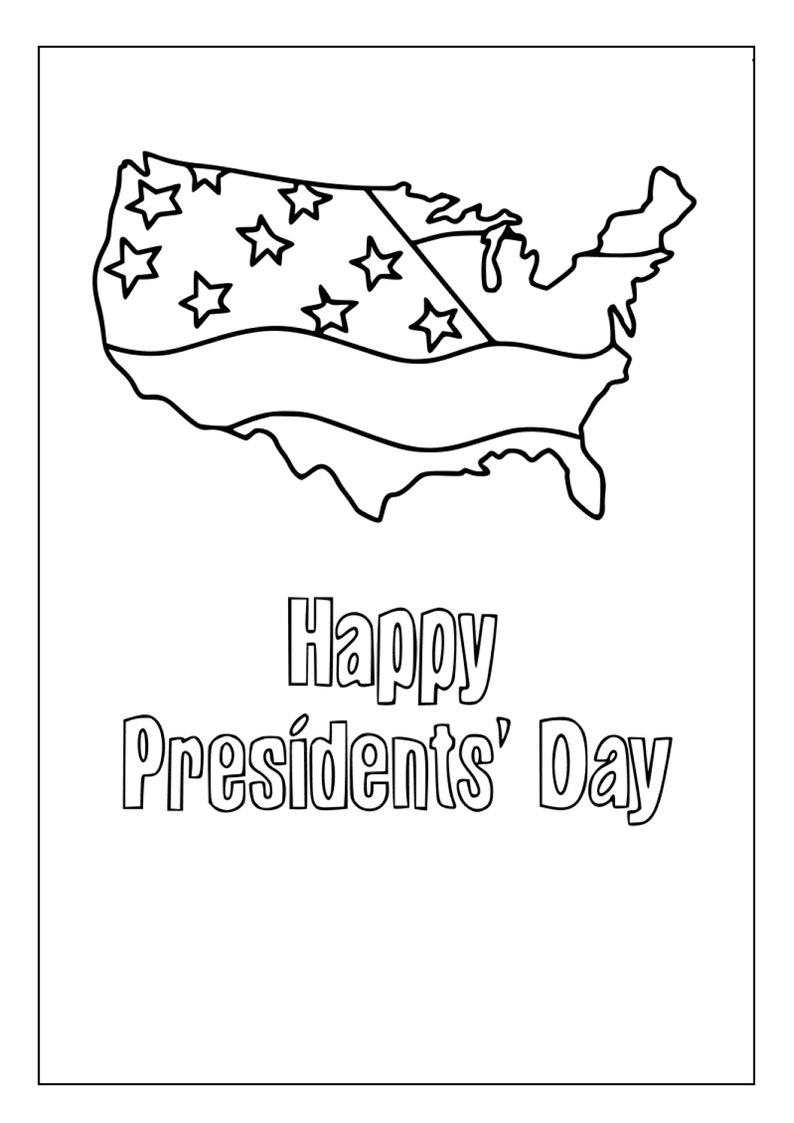 Printable Presidents Day Coloring Pages for Kids & Adults | 40 Pages ...