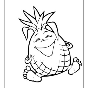 Printable Pineapple Coloring Pages for Kids and Adults | 95 Pages ...