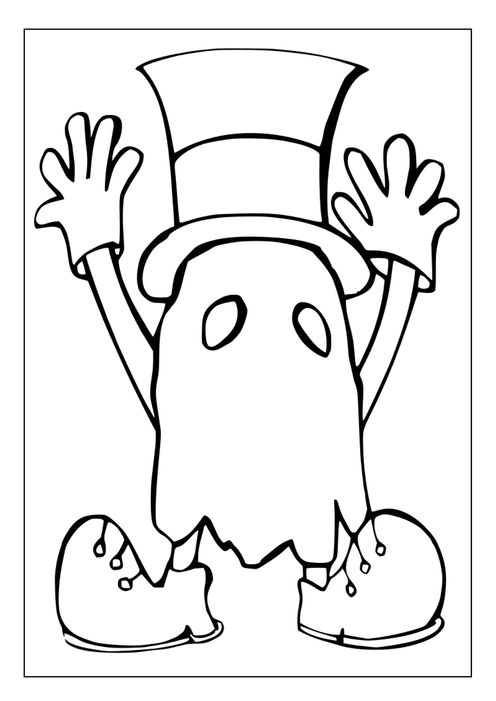 Printable Halloween Ghost Coloring Pages for Kids and Adults | 100 ...