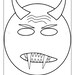 Printable Halloween Masks Coloring Pages for Kids and Adults | 90 Pages ...