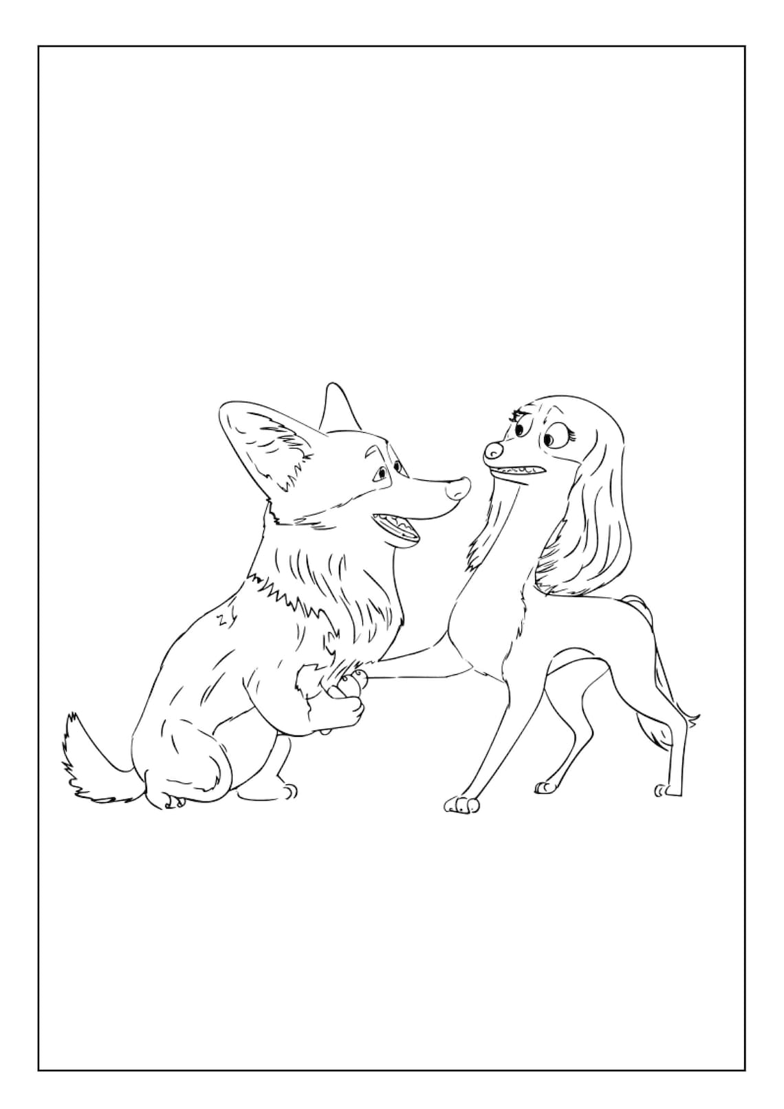 Printable Corgi Coloring Pages for Kids & Adults 30 Pages Instant ...