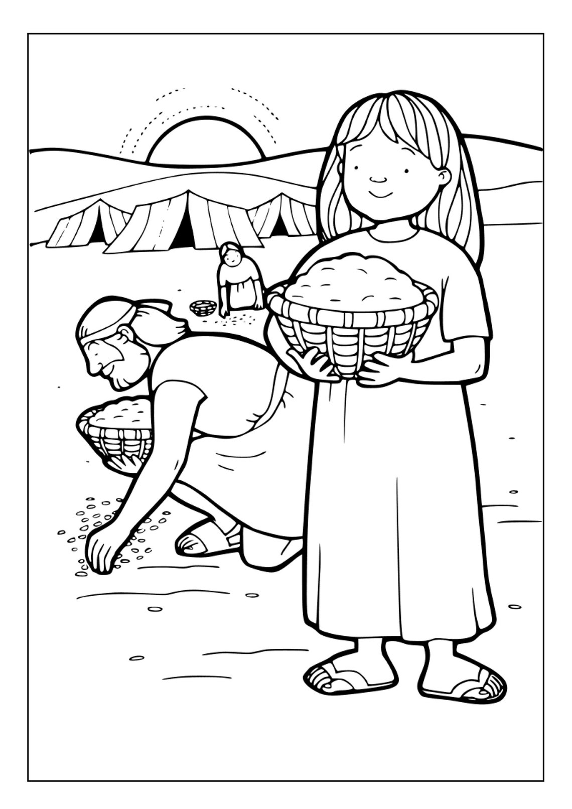 Printable Bible Coloring Pages for Kids & Adults 90 Pages Instant ...