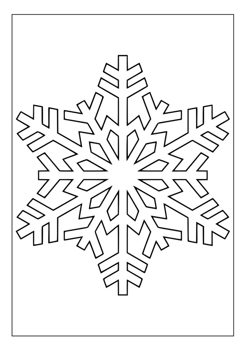 Printable Snowflake Coloring Pages for Kids and Adults | 90 Pages ...