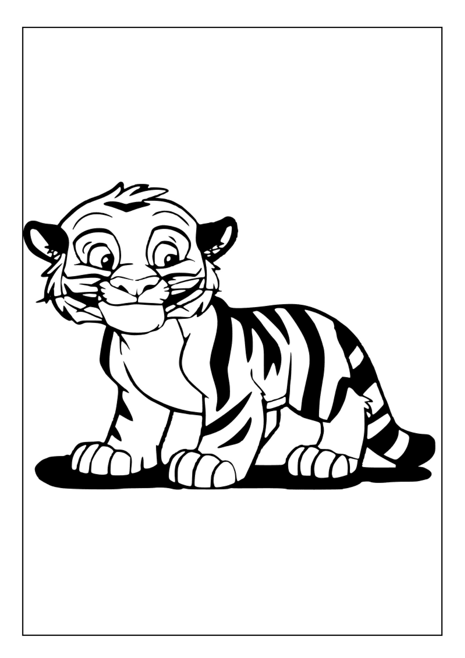 Printable Tiger Coloring Pages for Kids and Adults | 100 Pages ...