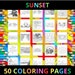 Printable Sunset Coloring Pages for Kids and Adults | 50 Pages ...