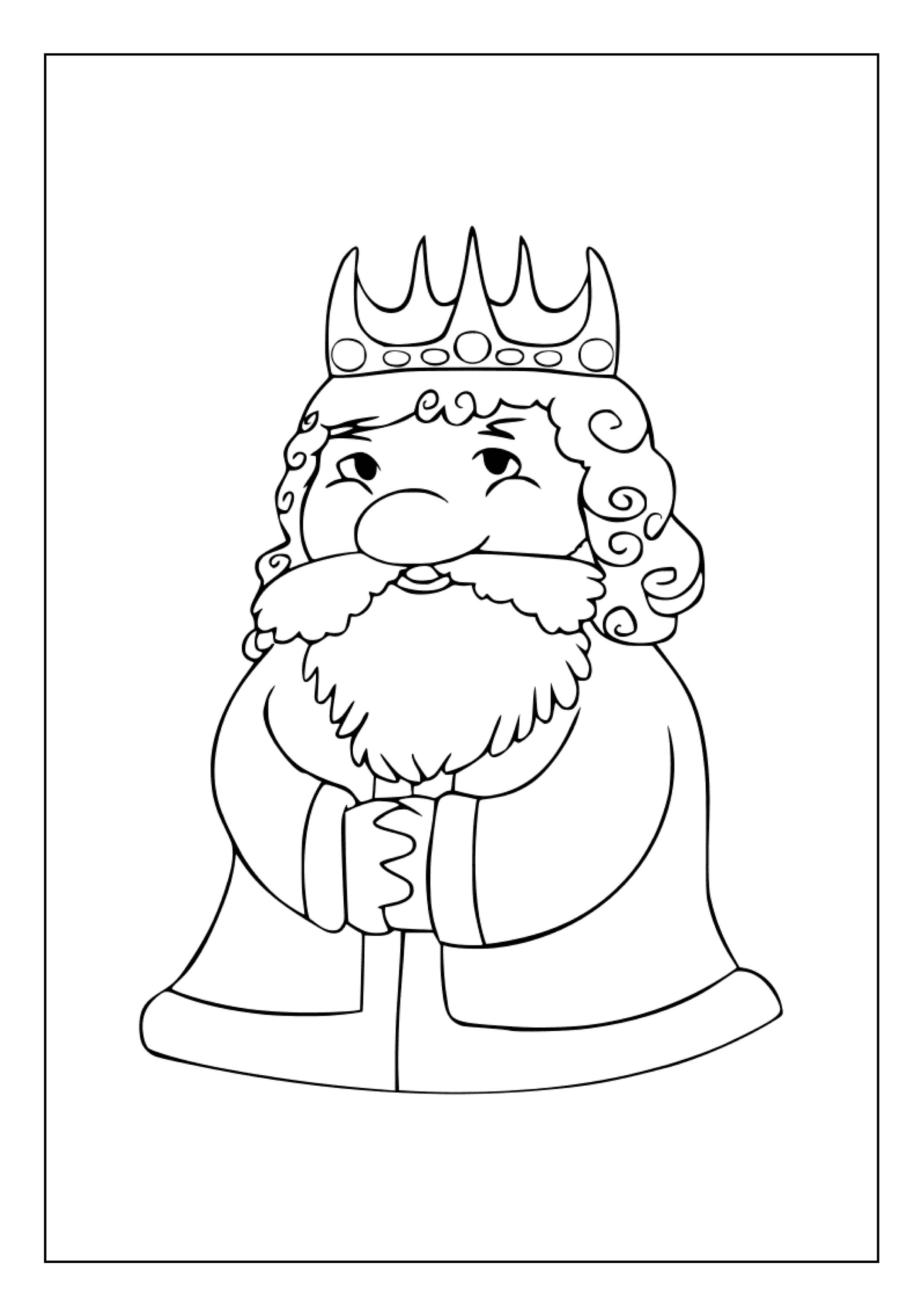 Printable King Coloring Pages for Kids & Adults 30 Pages - Etsy