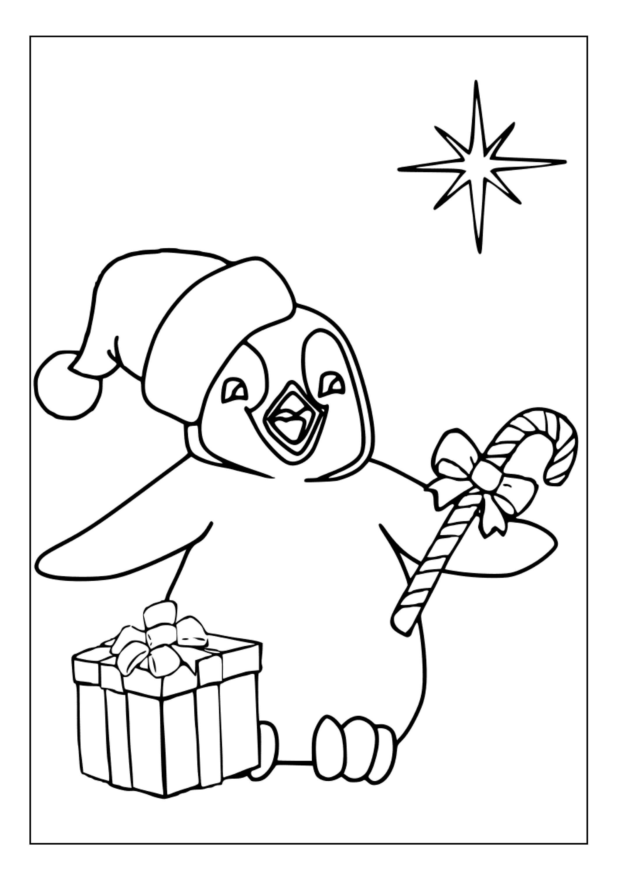 Printable Christmas Animals Coloring Pages for Kids & Adults, 100 Pages ...
