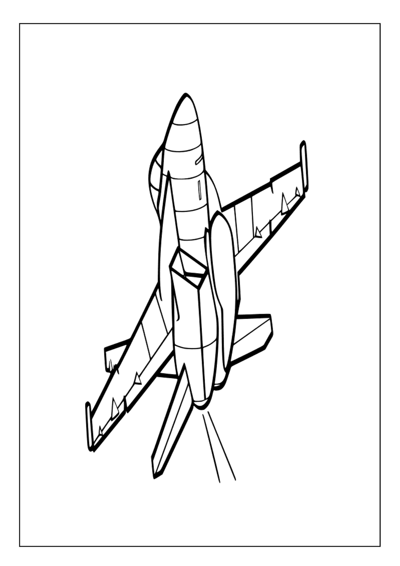 Printable Plane Coloring Pages for Kids & Adults | 30 Pages | Instant ...
