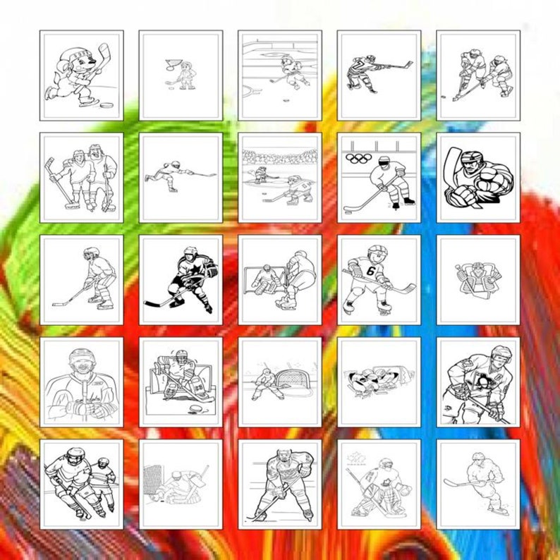 Printable Hockey Coloring Pages for Kids and Adults | 90 Pages ...