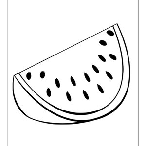 Printable Watermelon Coloring Pages for Kids & Adults | 70 Pages ...