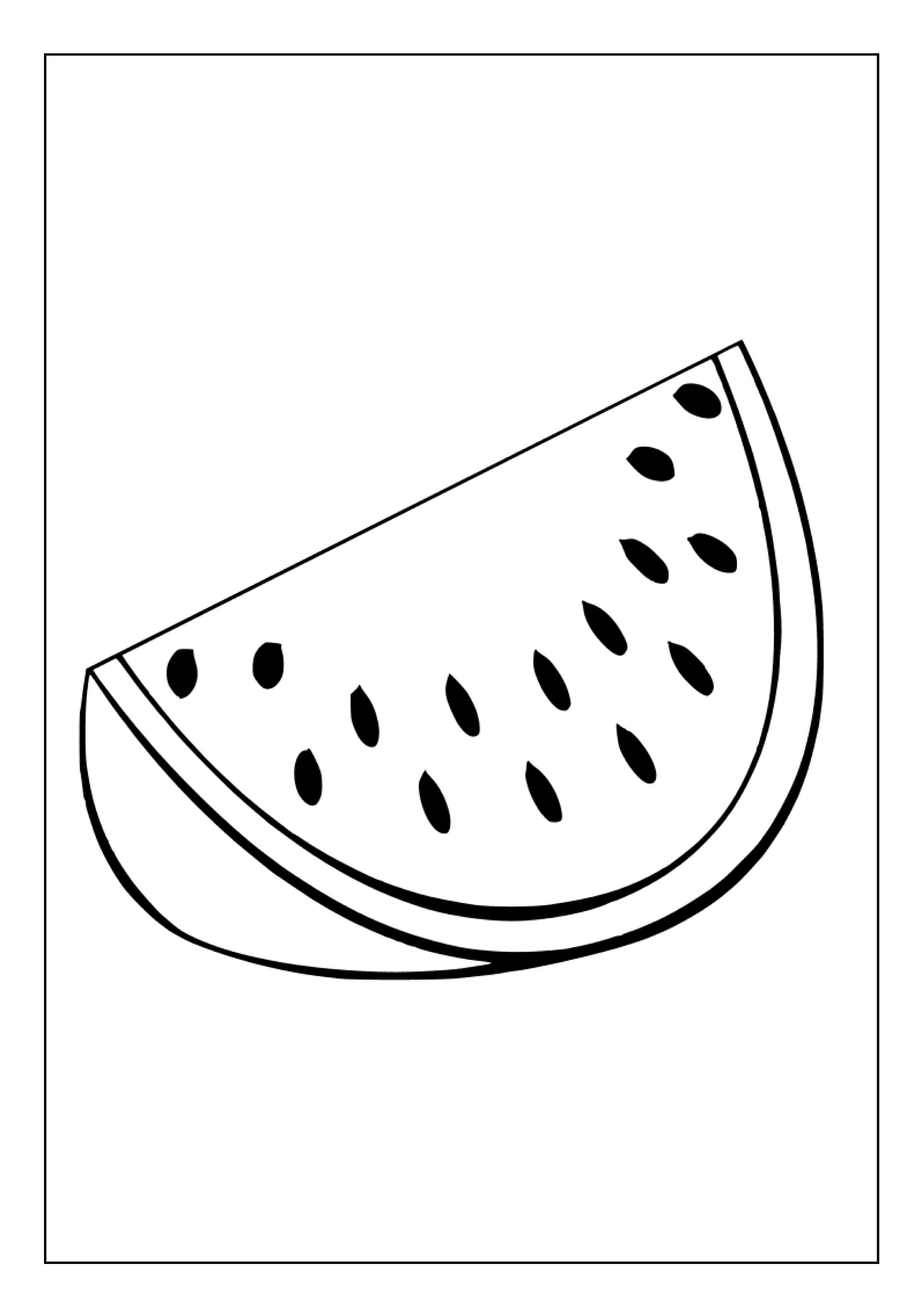 Printable Watermelon Coloring Pages for Kids & Adults | 70 Pages ...