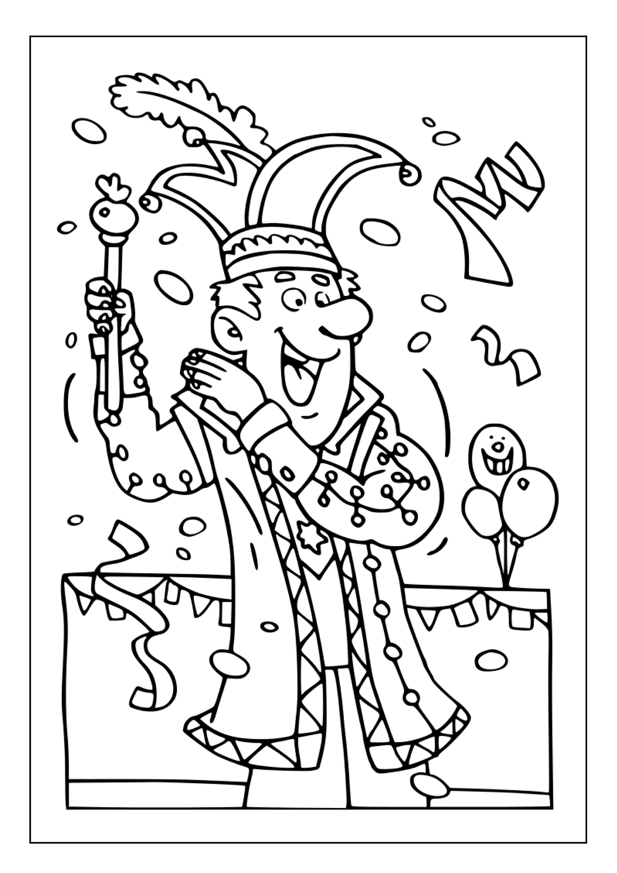 Printable Carnival Coloring Pages for Kids and Adults | 100 Pages ...