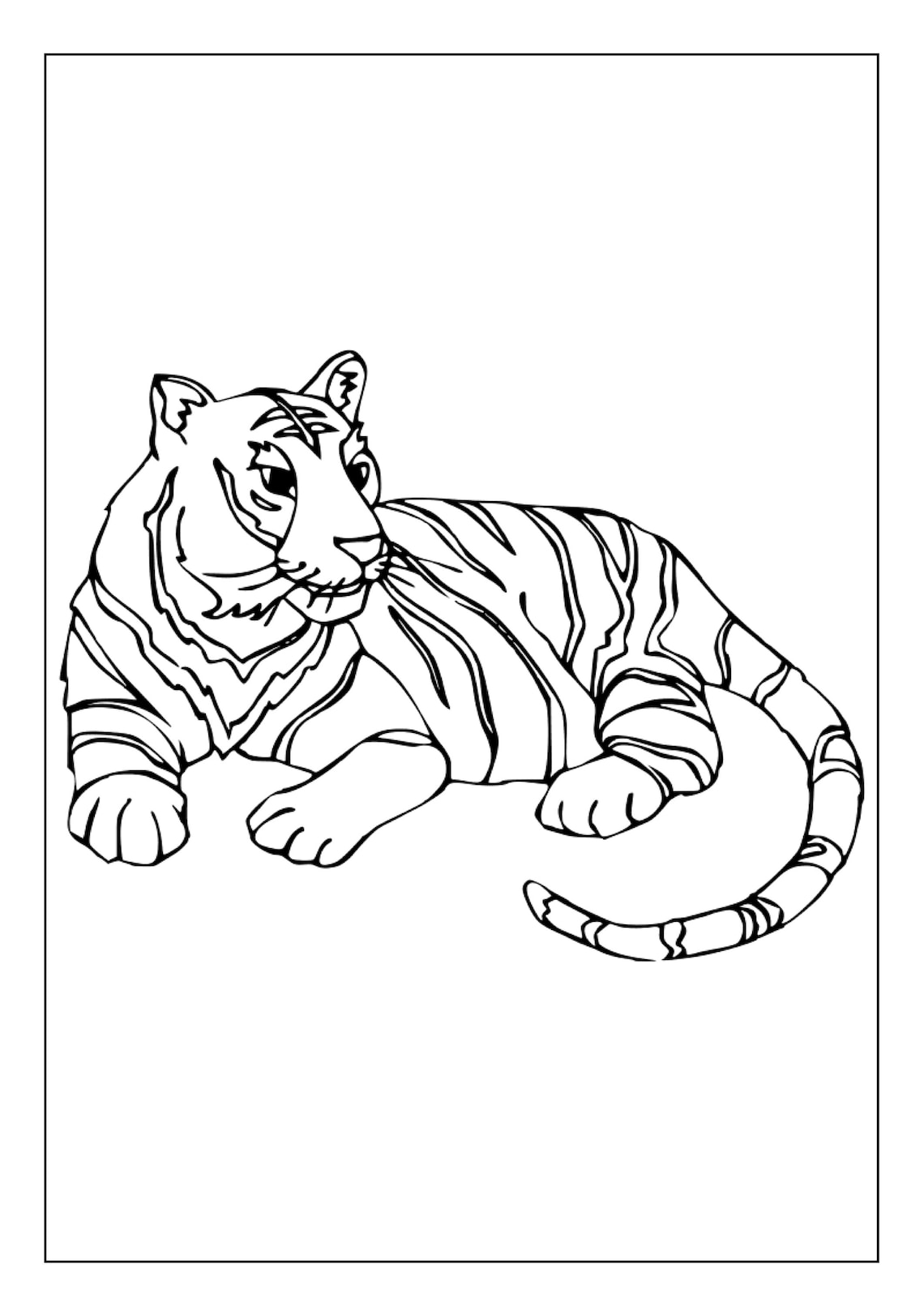 Printable Cute Wild Cats Coloring Pages for Kids & Adults 25 Pages ...