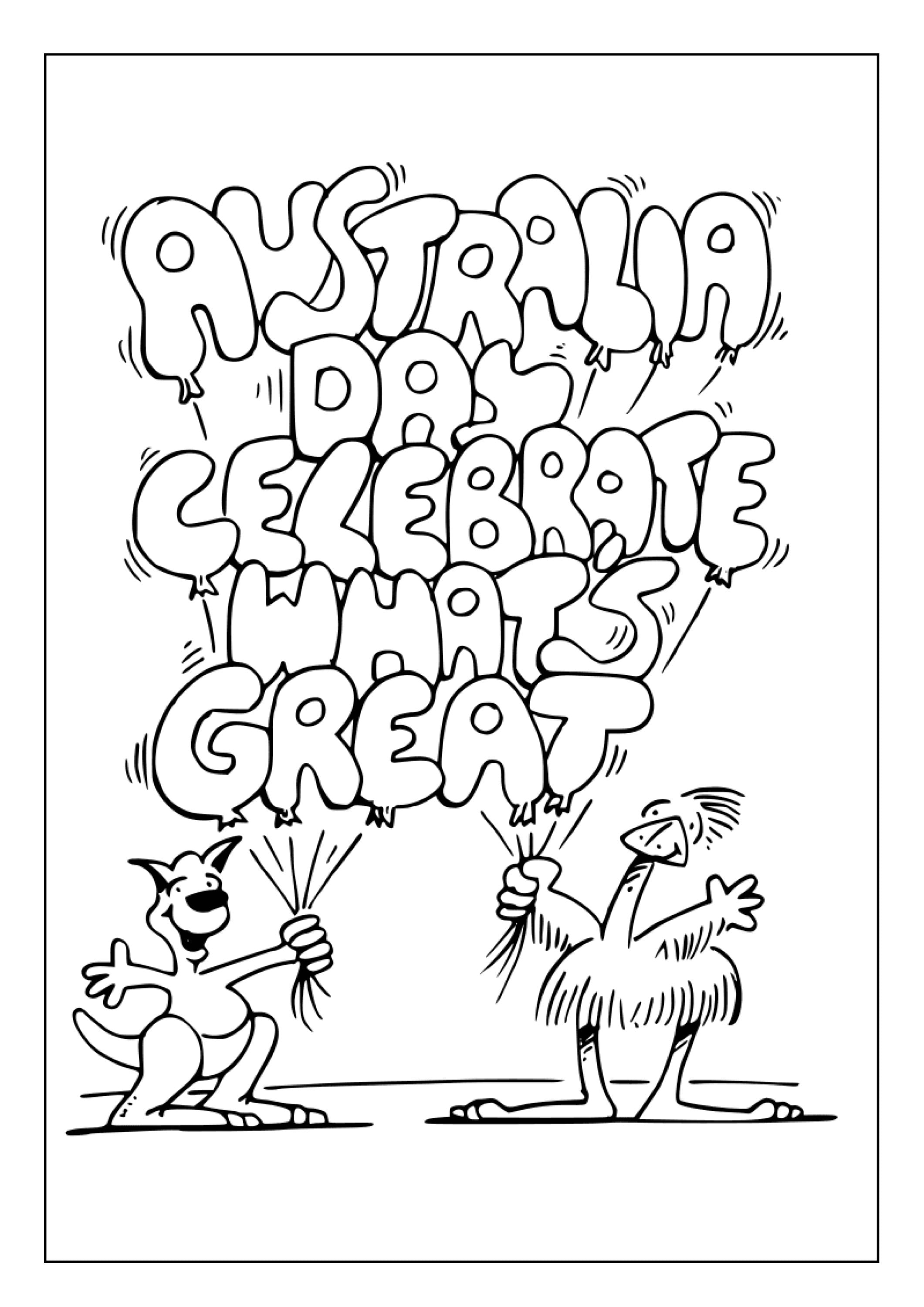 Printable Australia Coloring Pages for Kids & Adults | 30 Pages ...