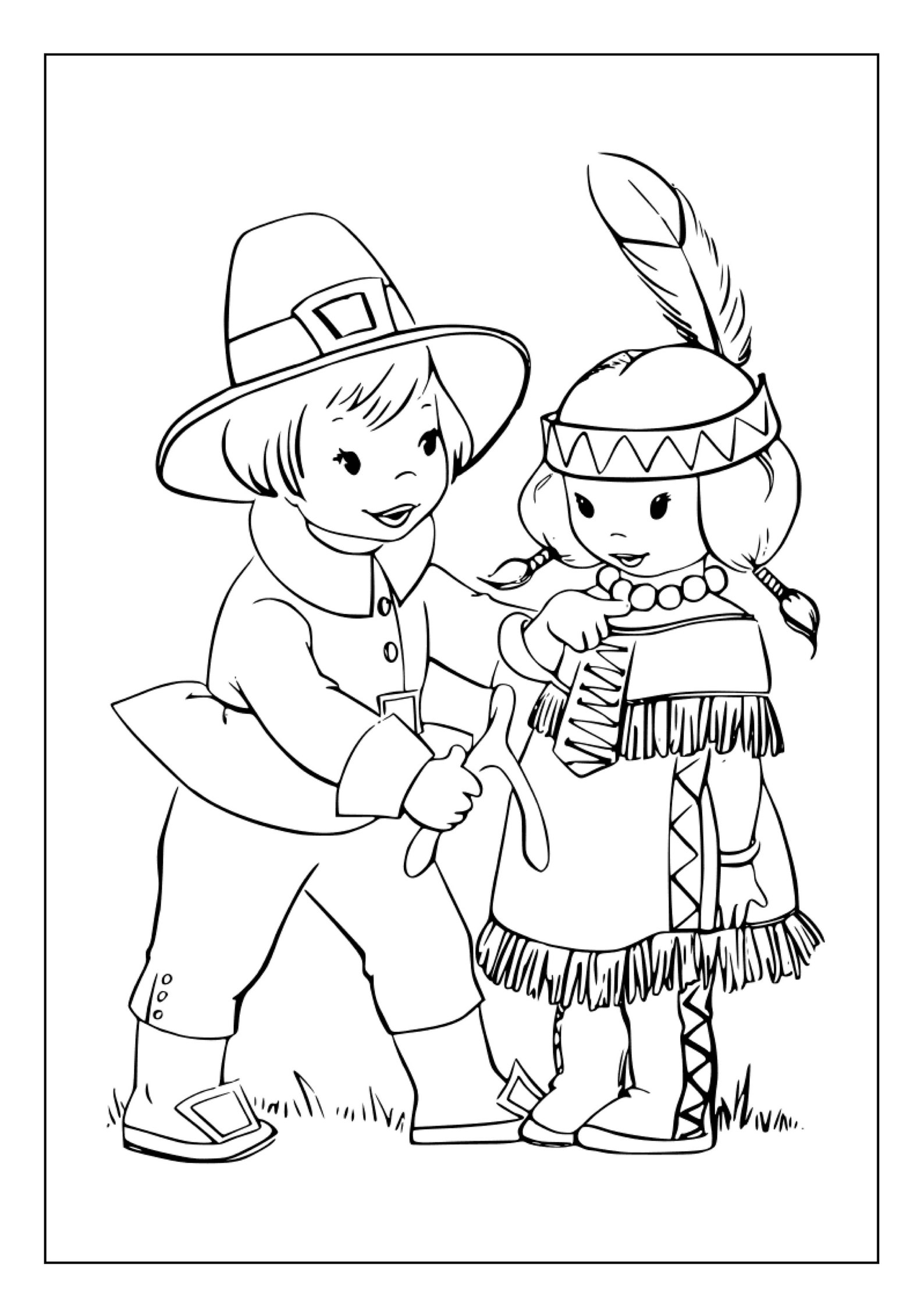 Native Americans Coloring Pages for Kids & Adults | 100 Pages |instant ...