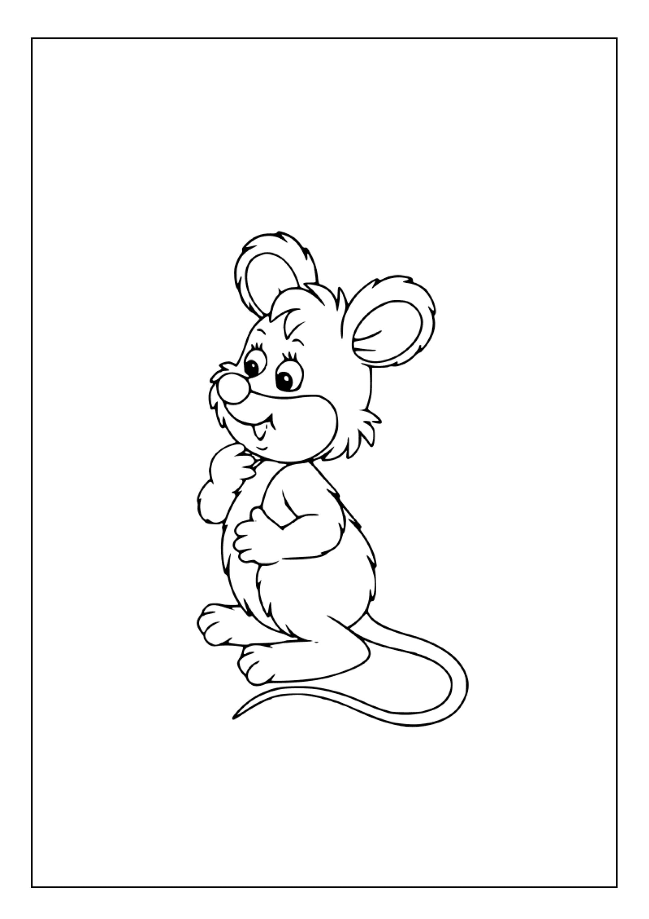Printable Mouse Coloring Pages for Kids & Adults 40 Pages Instant ...