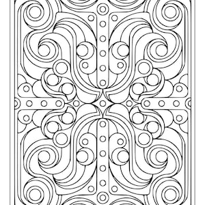 Printable Pattern Coloring Pages for Kids and Adults | 100 Pages ...
