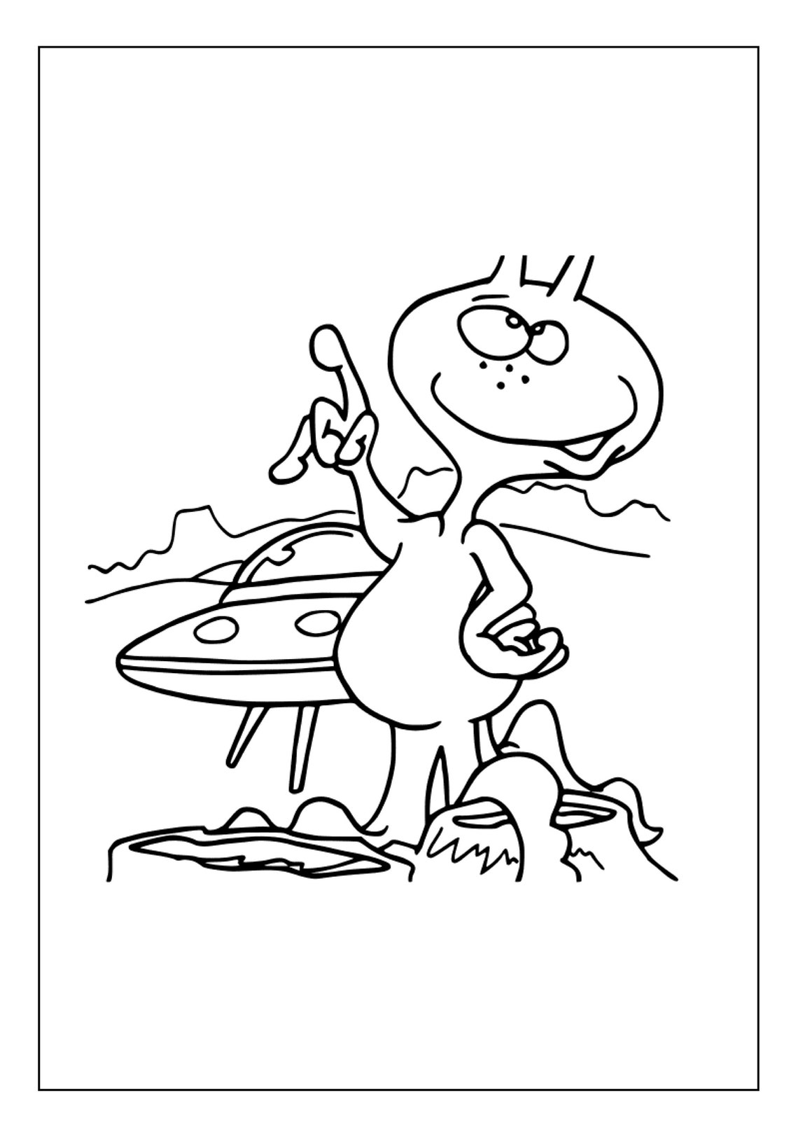 Printable Alien Coloring Pages for Kids and Adults | 100 Pages ...