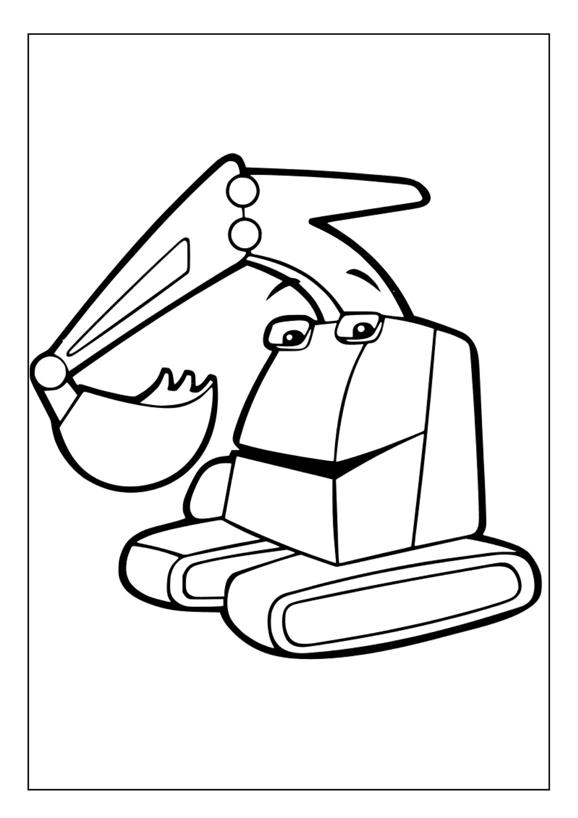 Printable Excavator Coloring Pages for Kids & Adults 30 Pages Instant ...