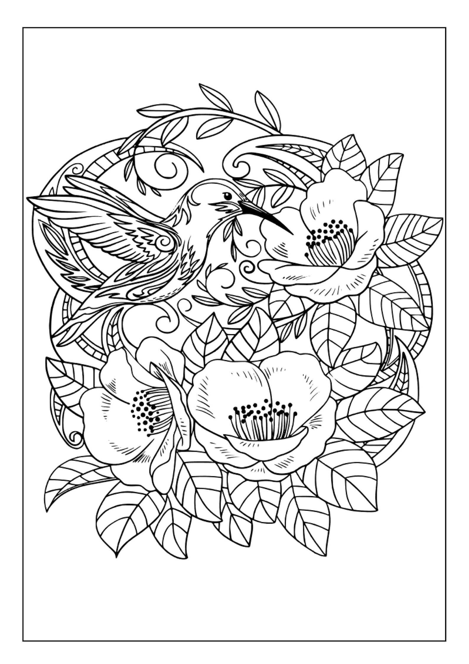Printable Spring Coloring Pages for Kids and Adults | 160 Pages ...