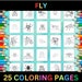 Printable Fly Coloring Pages for Kids & Adults | 25 Pages | Instant ...