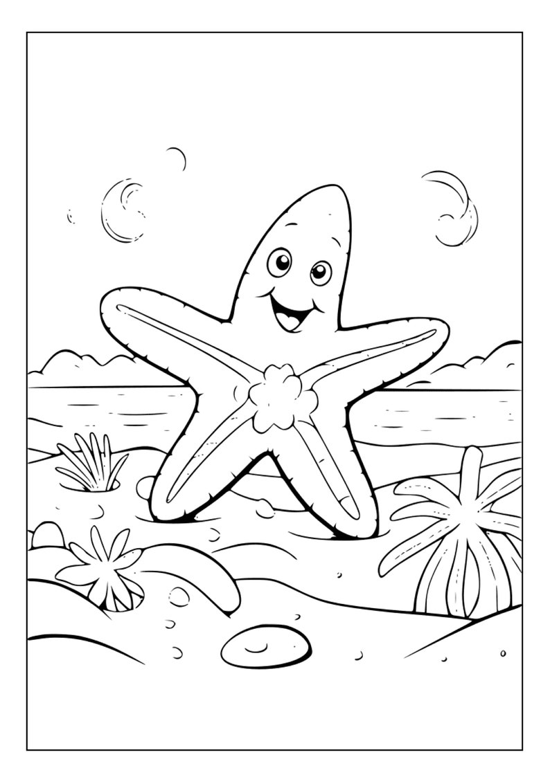 Printable Starfish Coloring Pages for Kids & Adults | 65 Pages ...