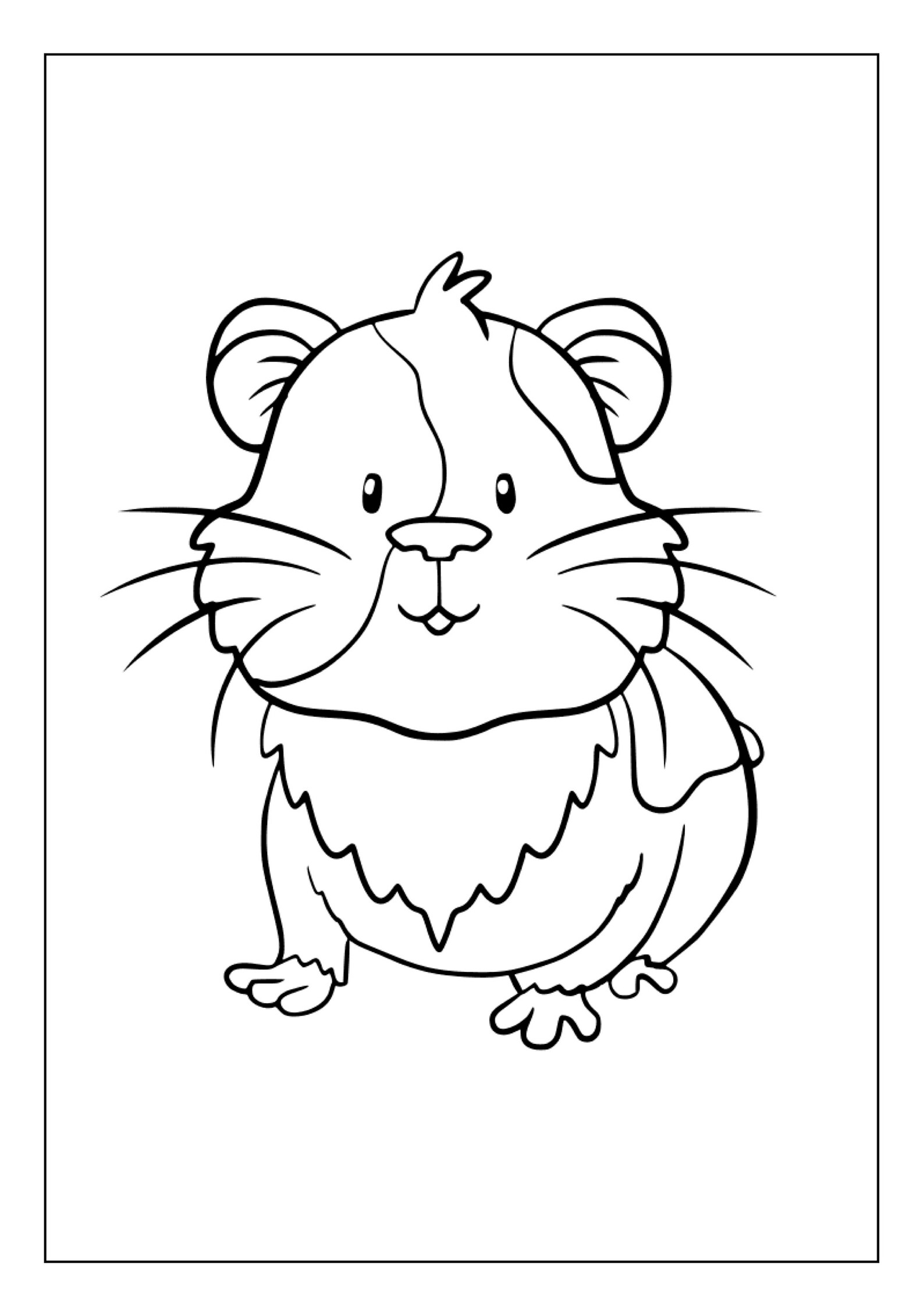 Printable Guinea Pig Coloring Pages for Kids & Adults | 30 Pages ...