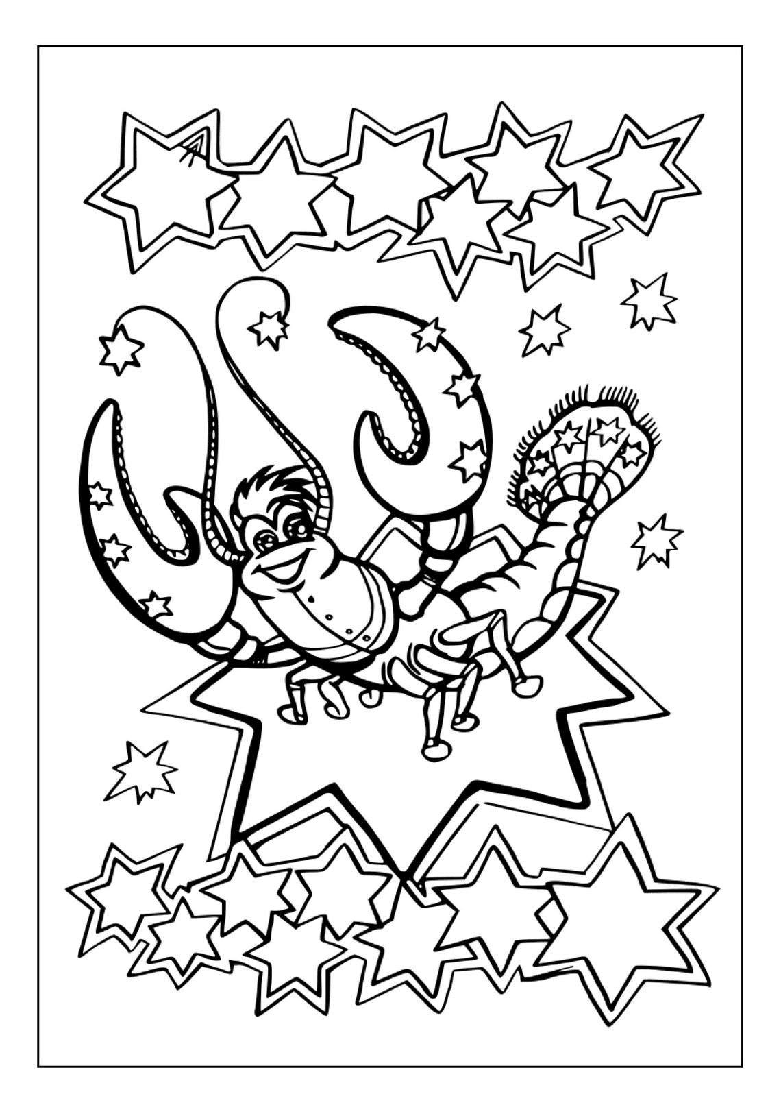 Printable Zodiac Signs Coloring Pages for Kids & Adults | 50 Pages ...